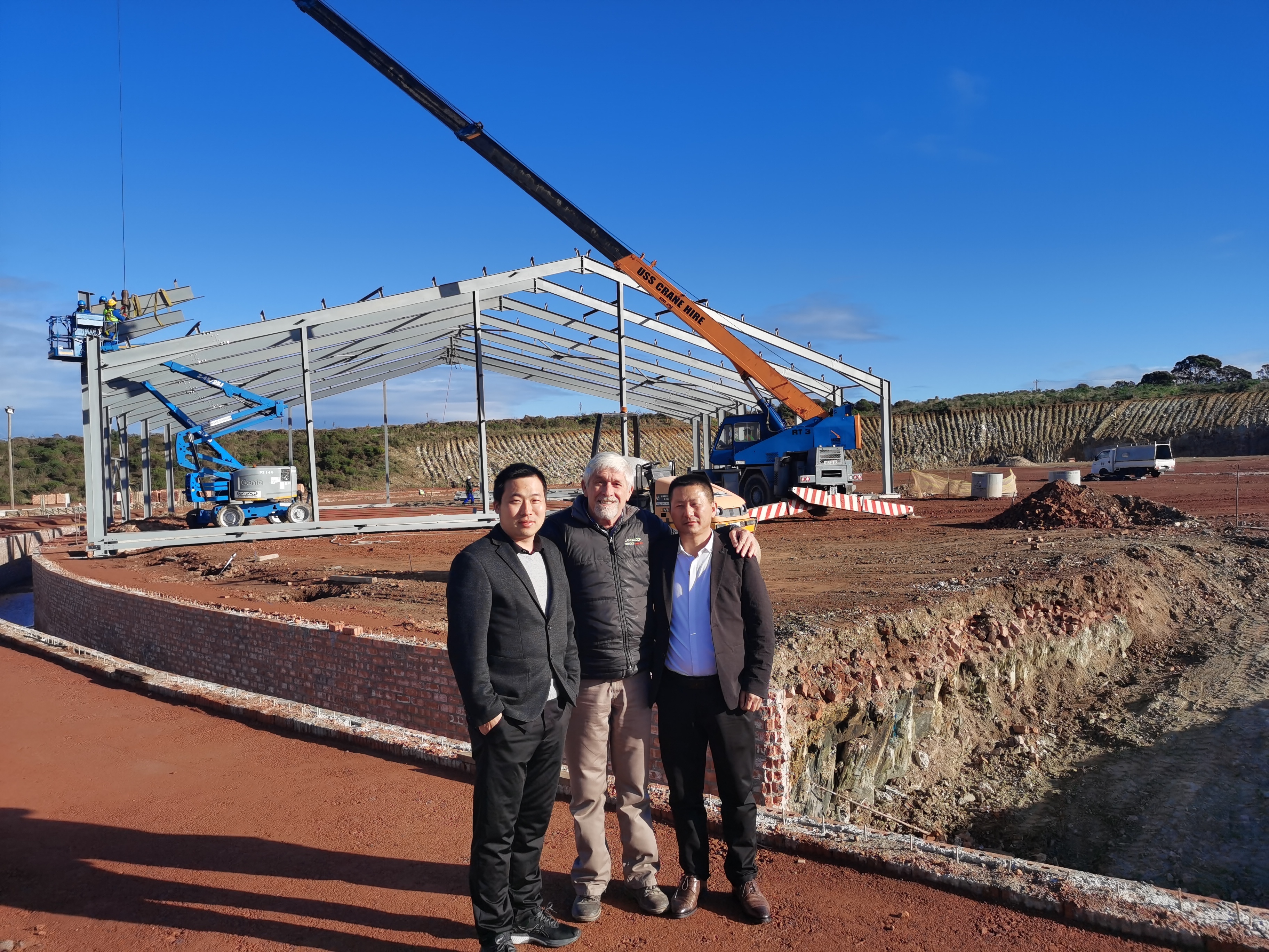 Fully automated clay brick production line in South Africa